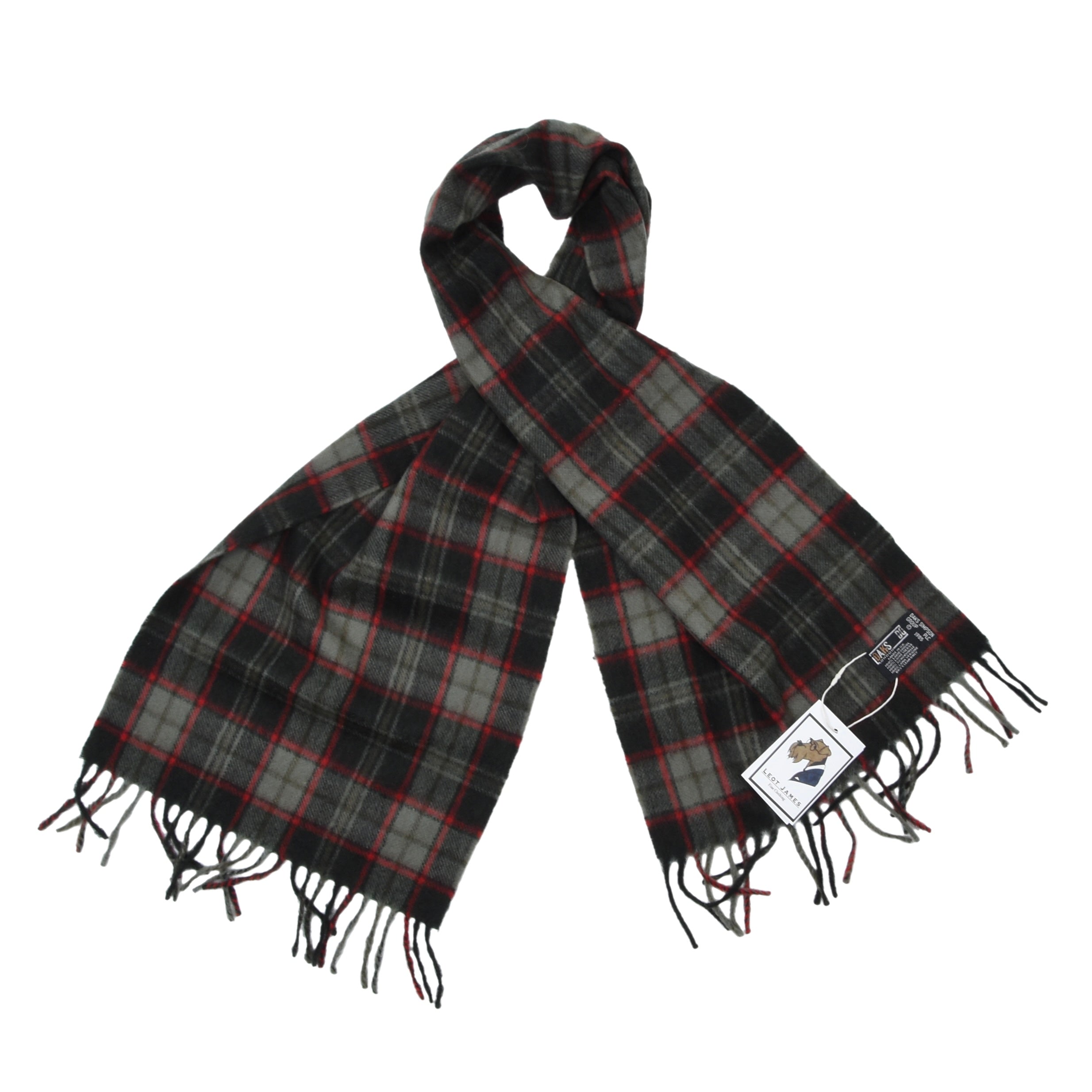 Vintage DAKS London Wool Scarf ca. 146cm - Green Plaid – Leot James