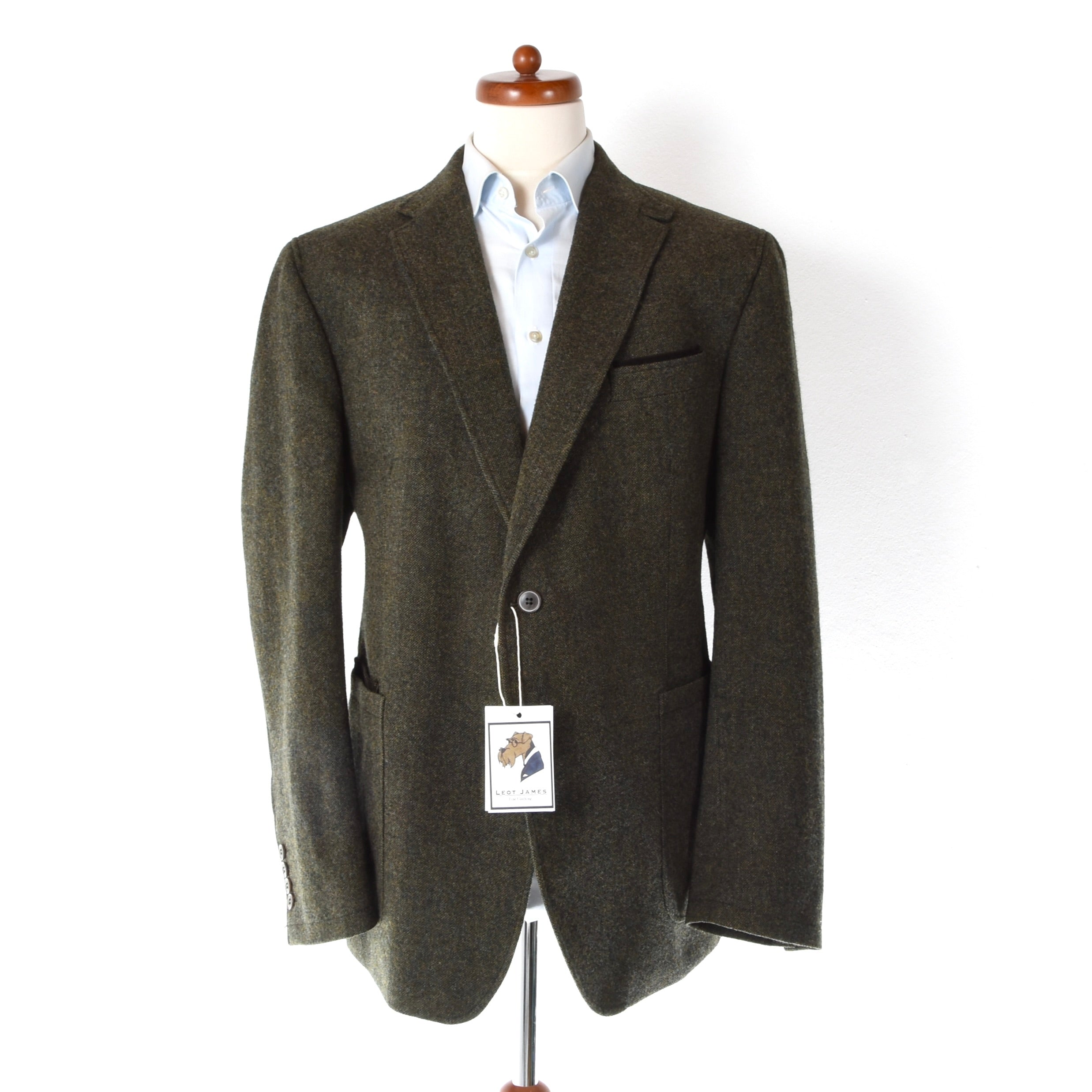 Carl Gross Moon Tweed Jacket Size 284 ca. 60cm - Green – Leot James
