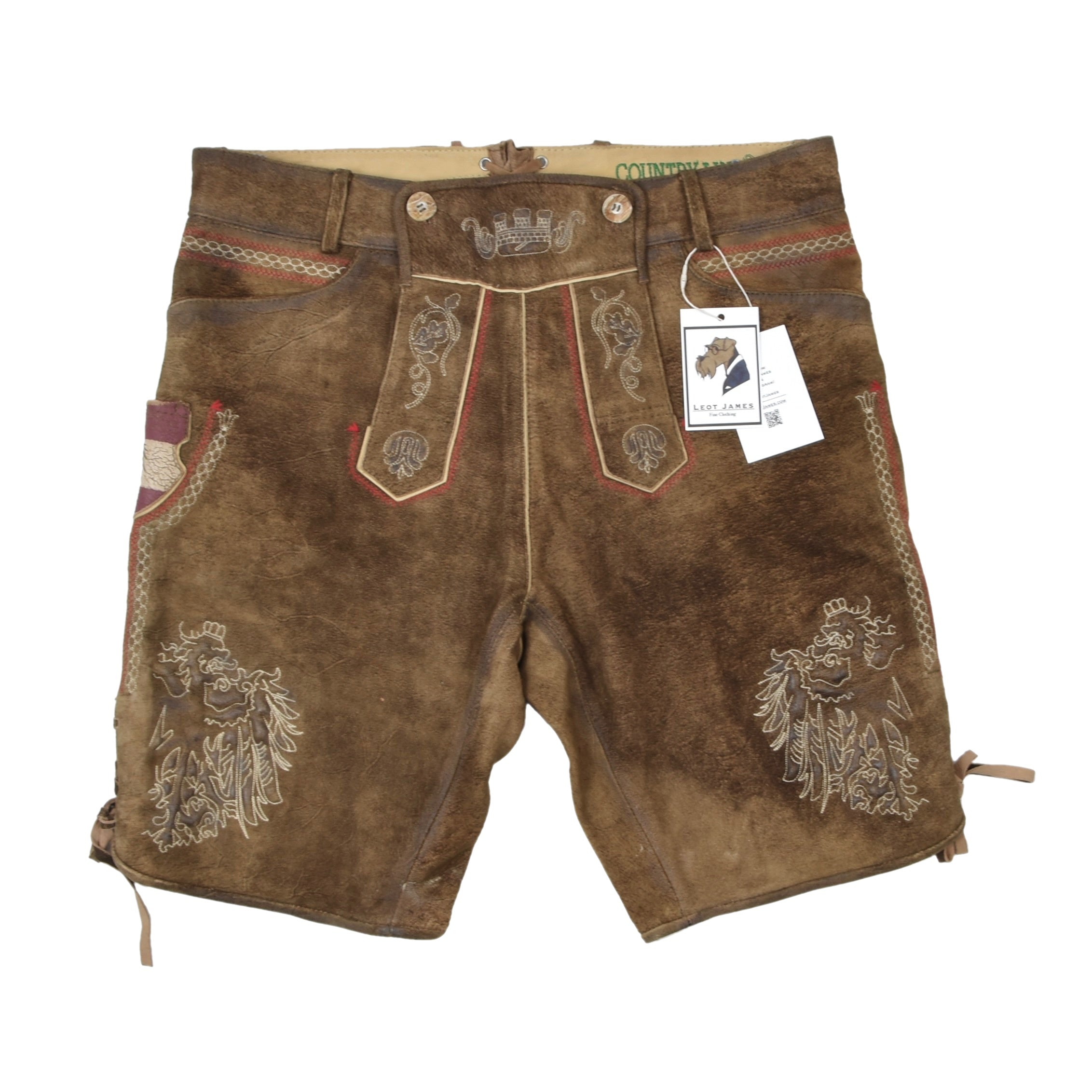 Country Line Goat Suede Lederhose Size 52 - Austrian Edition – Leot James