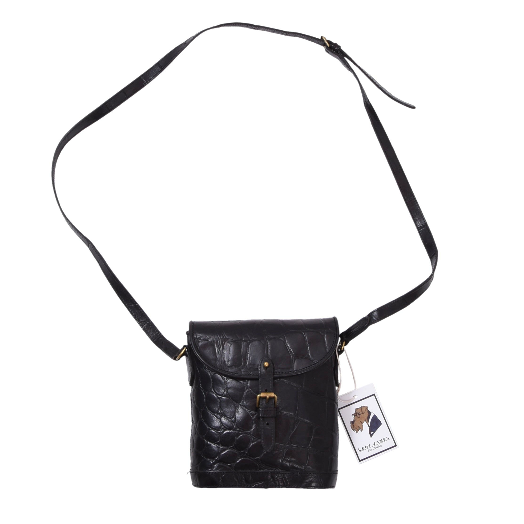 Vintage Mulberry Umhängetasche Congo Leder - Schwarz – Leot James