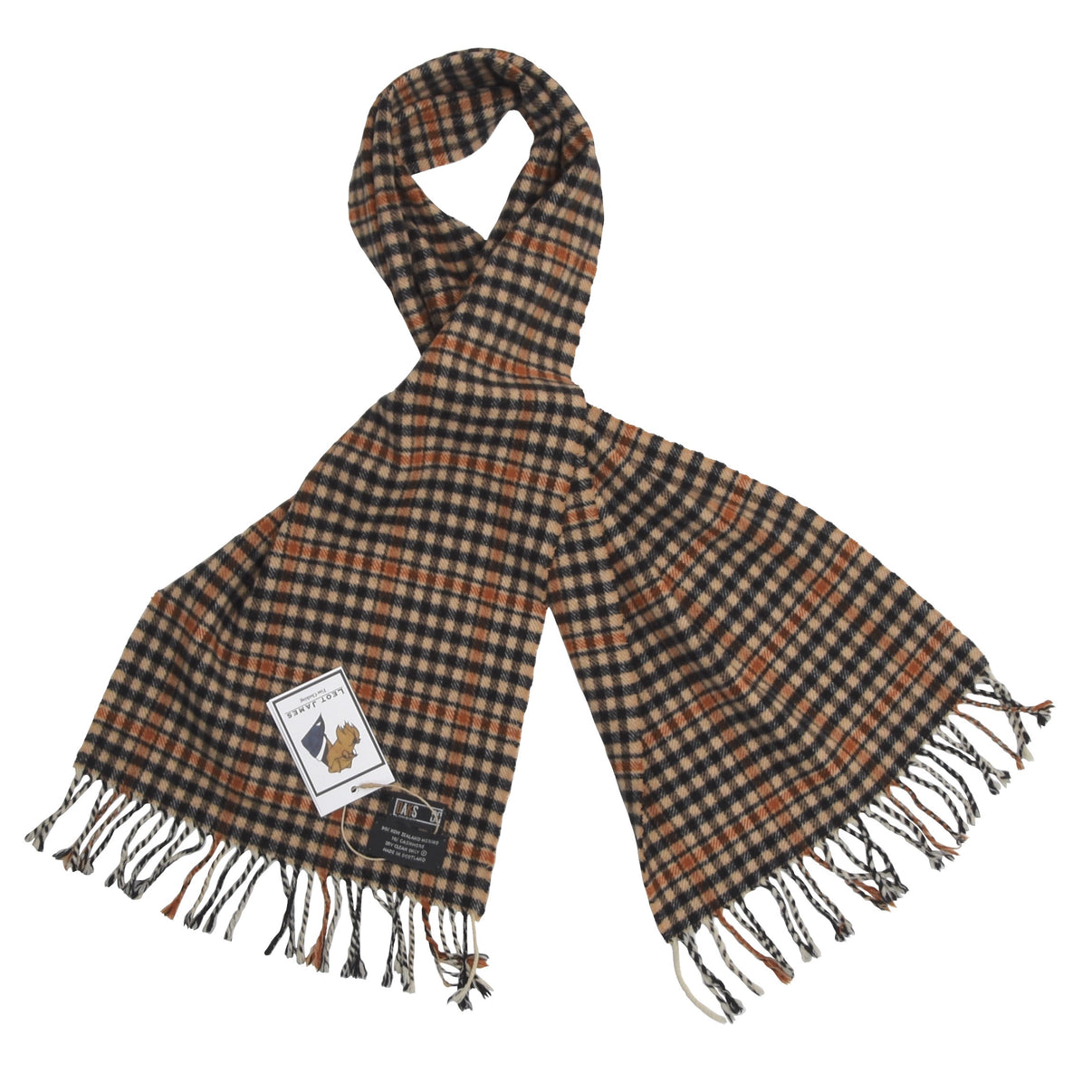 DAKS London Wool & Cashmere Scarf - House Check – Leot James